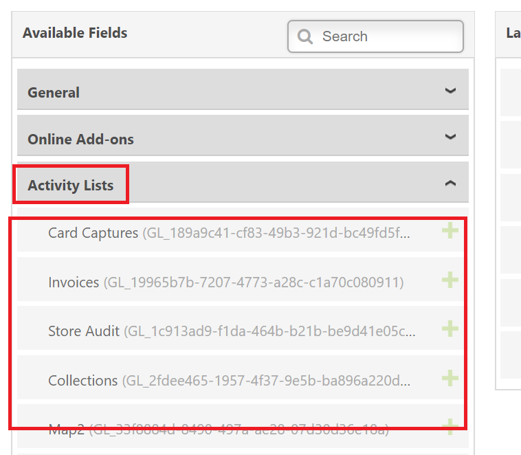 Activity Lists – Pepperi Support