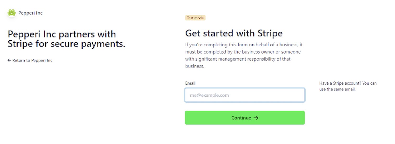 Stripe Online Payment Quick Setup – Pepperi Support